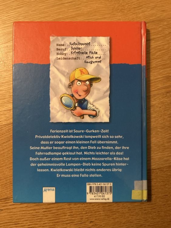 Ein Fall für Kwiatkowski: Die Mozzarella-Falle! (Gebraucht) in Grüt ...