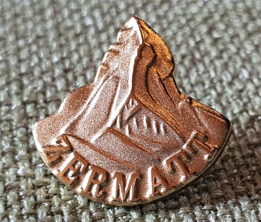 E894 - Pin Goldiges Matterhorn Zermatt | Kaufen auf Ricardo
