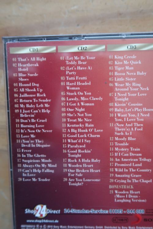 ELVIS PRESLEY - SEINE 100 BESTEN HITS - 5x CD BOX (Gebraucht) in Basel für CHF 5 – mit Lieferung ...