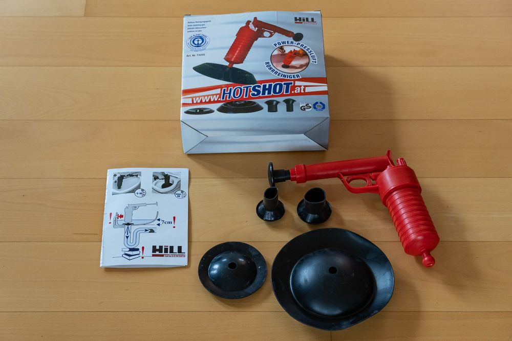 Abfluss Reinigungsgerät Hill Hotshot, Pressluft Rohrreiniger (Gebraucht ...