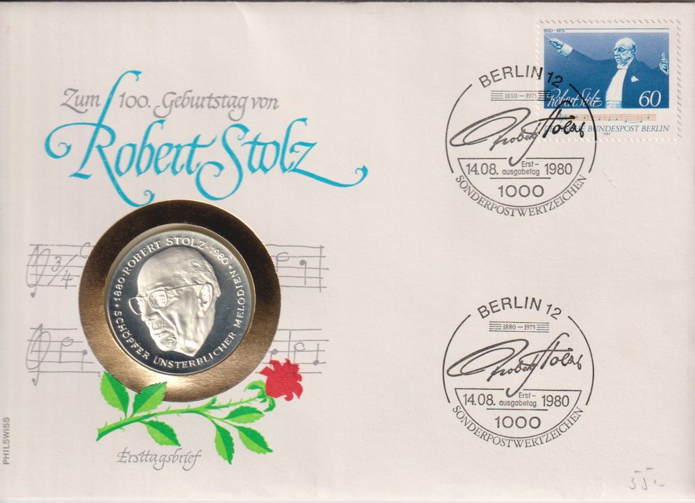 Münzbrief ROBERT STOLZ - Silber (Gebraucht) in Eschlikon TG für CHF 7 ...