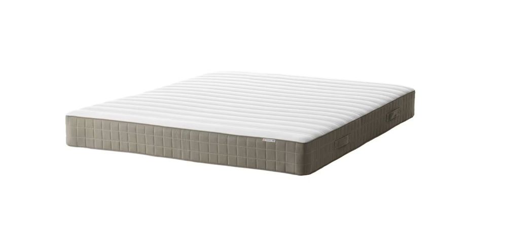 IKEA HAMARVIK Sprung mattress, firm/dark beige, 150x200 | Kaufen auf ...