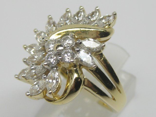 Vintage Ring Silber 925 vergoldet Zirkonia Gr. 58 (Gebraucht) in Ermatingen für CHF 59 – mit ...