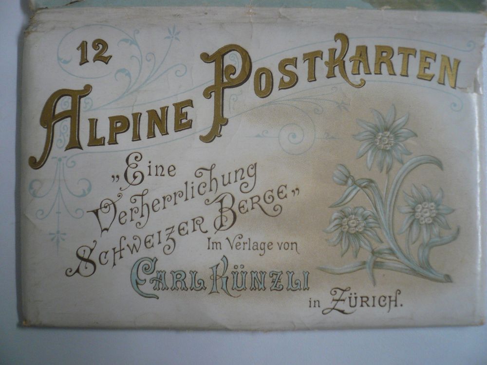 farbige AK's herrliche schweizer Berge, Künstlerkarten (Gebraucht) in Oberhofen am Thunersee für ...