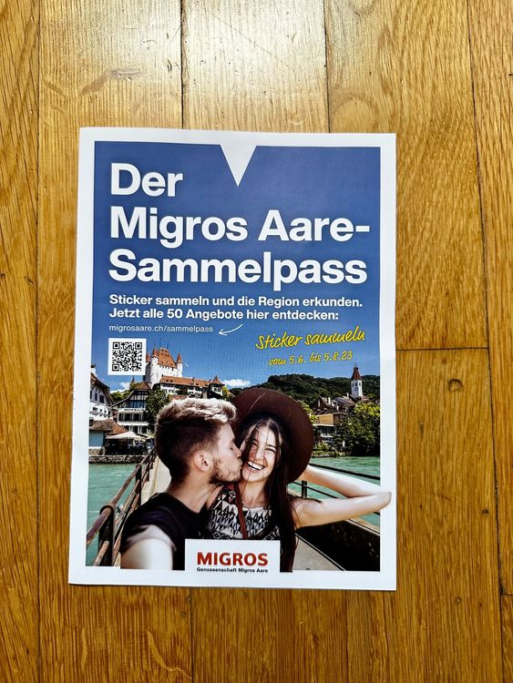 Migros Aare Sammelspass volle Karte (Neu (gemäss Beschreibung)) in Thun für CHF 2 – mit ...