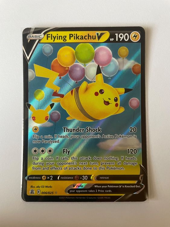 Pokémon Celebrations Flying Pikachu V | Kaufen auf Ricardo