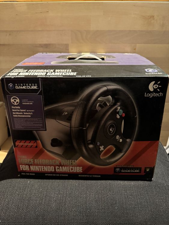 Logitech Force Feedback Wheel - Nintendo Gamecube neuwertig! (Neu ...