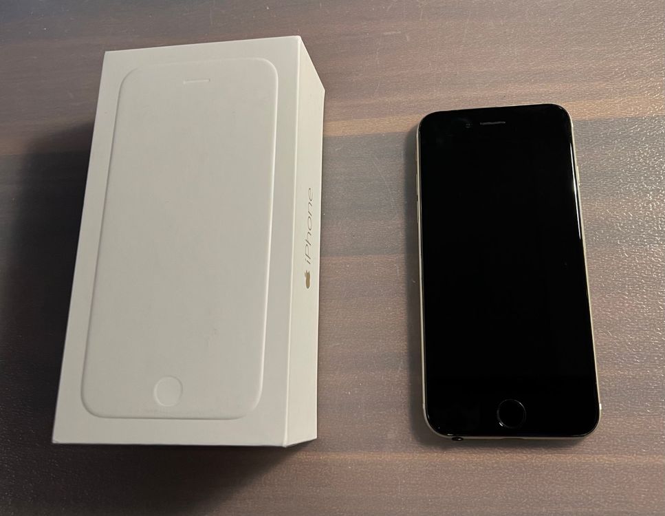 Apple iPhone 6 128GB Gold original Verpackung (Gebraucht) in Illhart ...