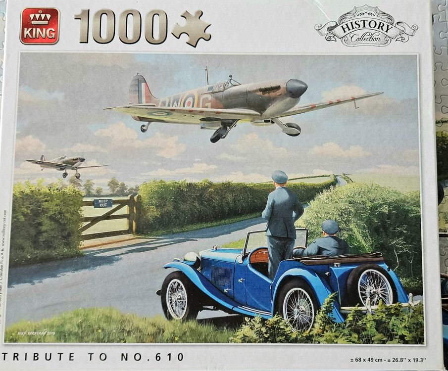 King Puzzle 1000 Teile - Retrostil (Gebraucht) in Pfäffikon ZH für CHF ...