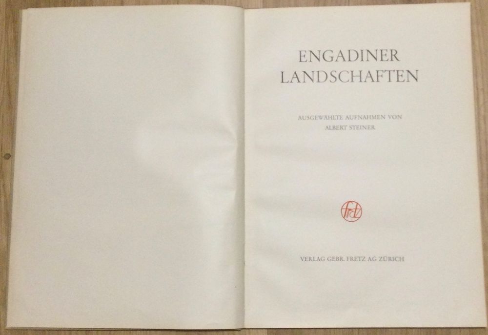 Albert STEINER (1877-1965) Engadiner Landschaften Buch (Gebraucht) in Root für CHF 85 – mit ...