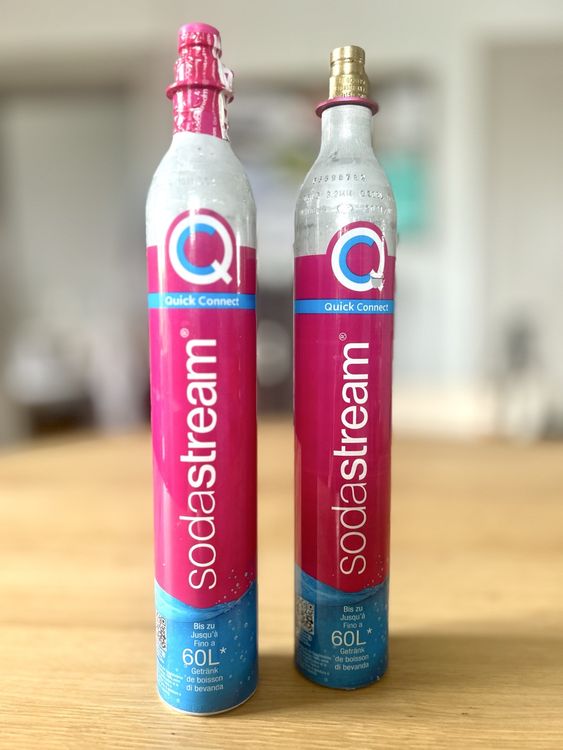 2x Sodastream Quick Connect 60L Gas Cylinder - Summer Drinks (Neu und ...