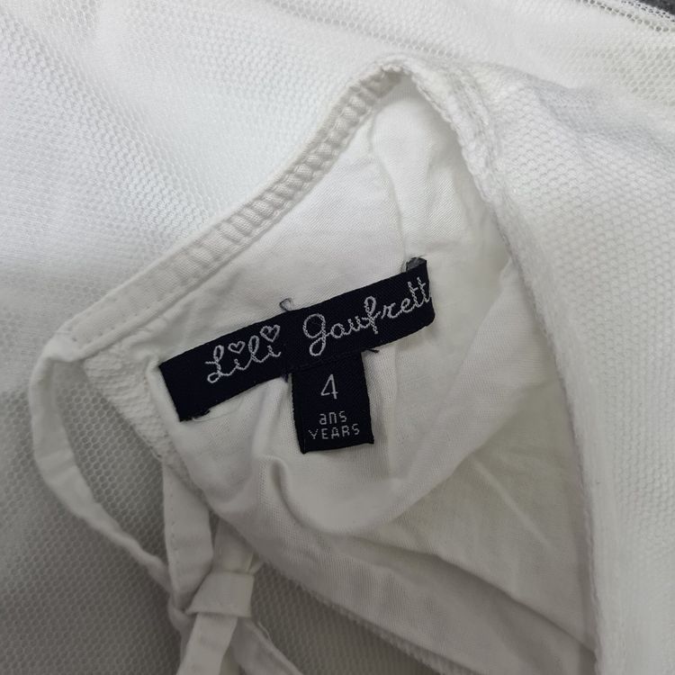 Lili Gaufret, Mädchen Kleid, Elegant, Weiss & Strass,4 Jahre (Gebraucht ...