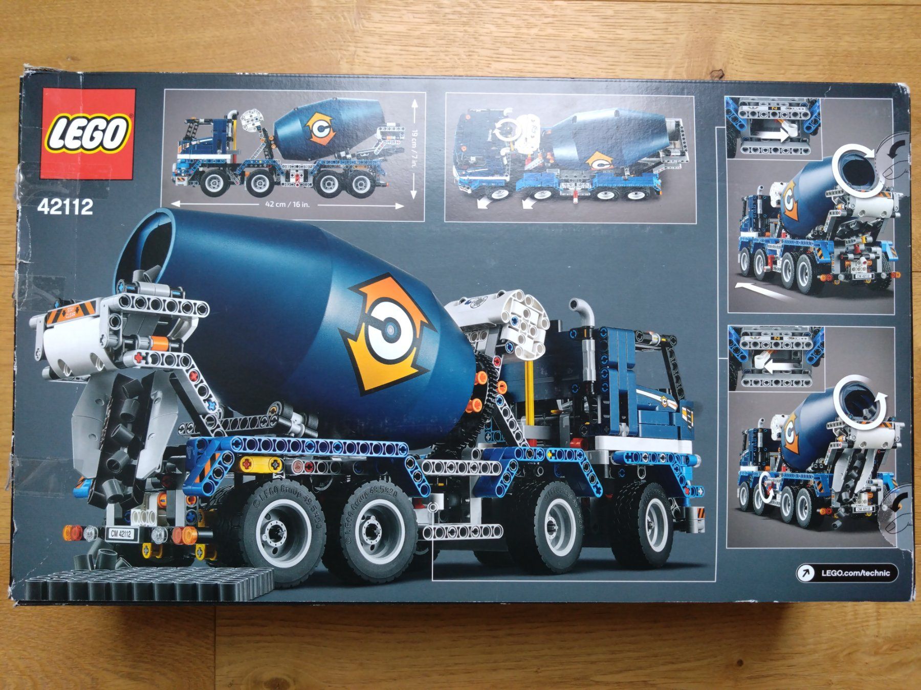 Lego Technic 42112 Betonmischer/LKW/mit OVP/zerlegt+sortiert (Gebraucht ...