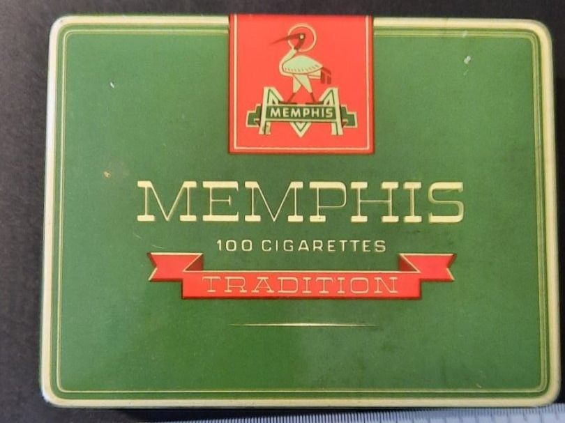 Memphis Cigaretten Dose Vintage Sammler Blechdose Retro (Gebraucht) in ...