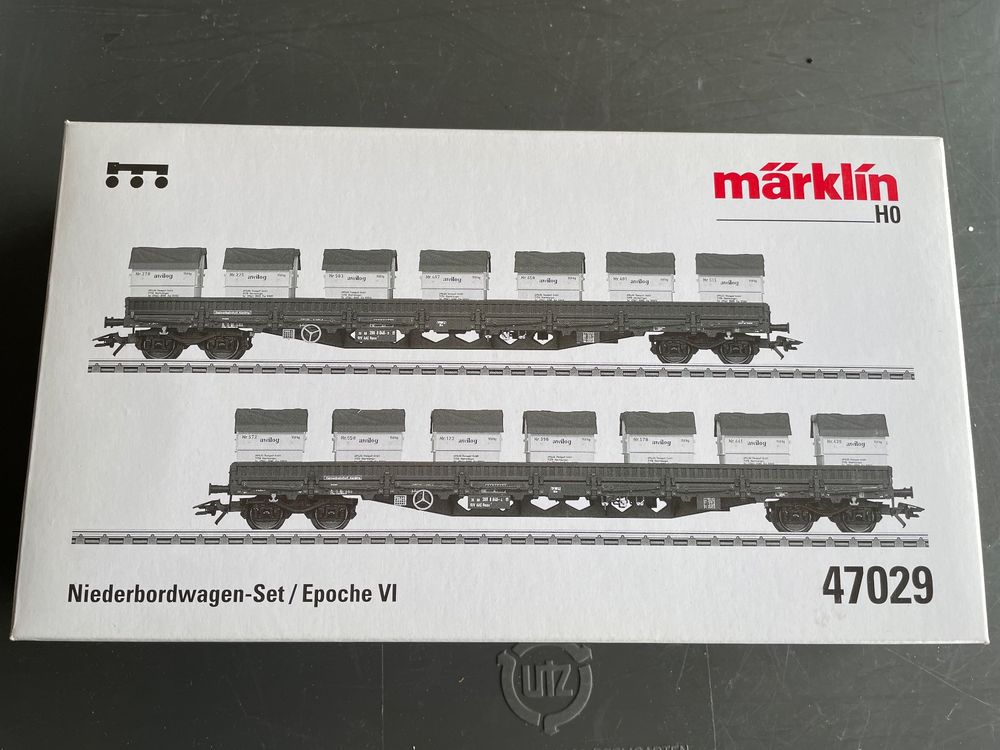 Marklin 47029 Niederbordwagen Set (Neu und originalverpackt) in für CHF ...