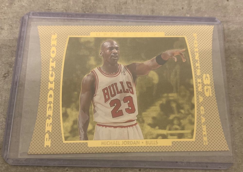 NBA Michael Jordan Predictor Die Cut Card (Neu (gemäss Beschreibung ...