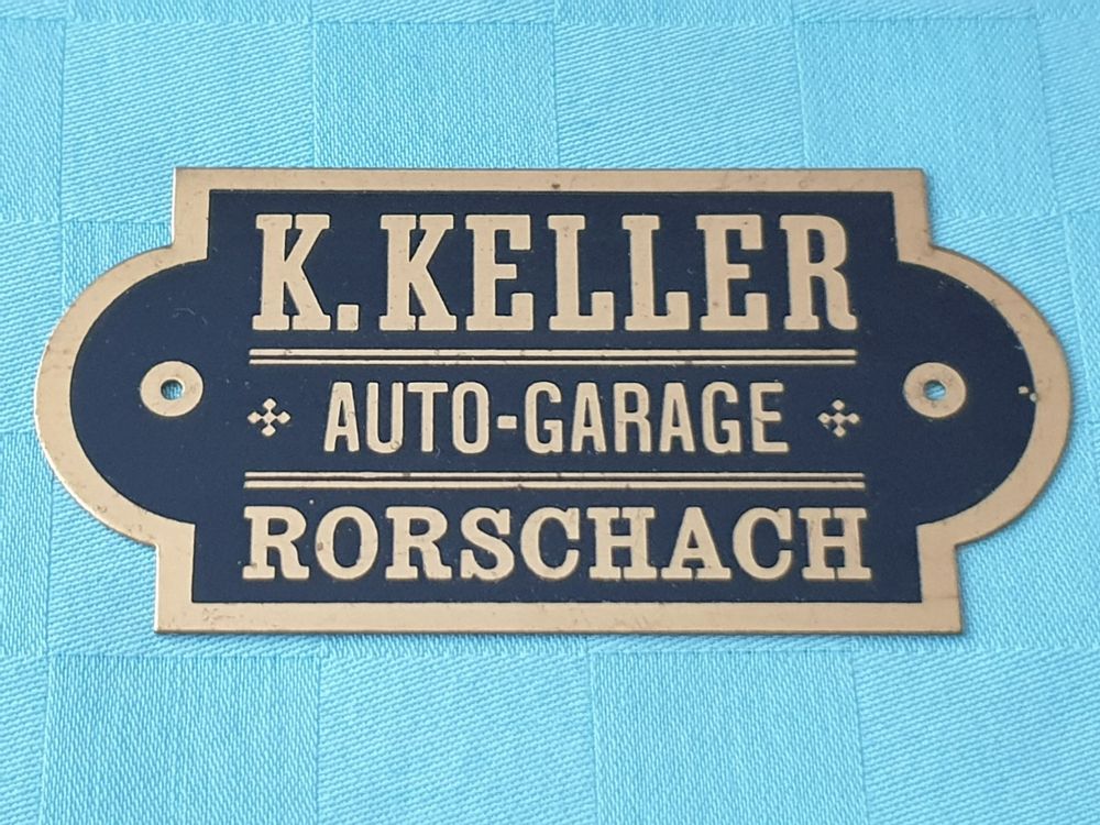 Schild K. KELLER AUTO - GARAGE RORSCHACH (Gebraucht) in Mörschwil für ...