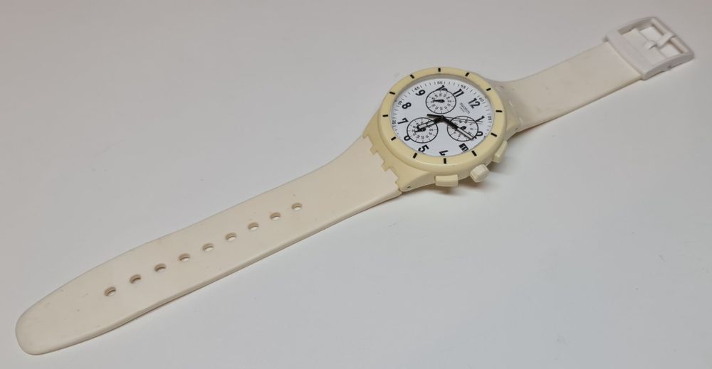 SWATCH ⌚️Chrono TWICE AGAIN WHITE - SUSW402⌚ (Gebraucht) in Eschenbach ...