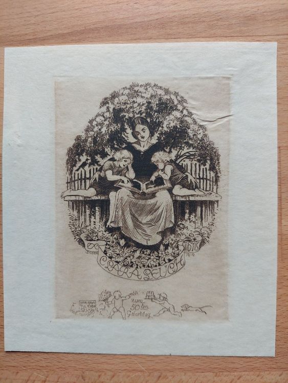 Exlibris Alfred Soder - Original Radierung (Gebraucht) in Obfelden für ...