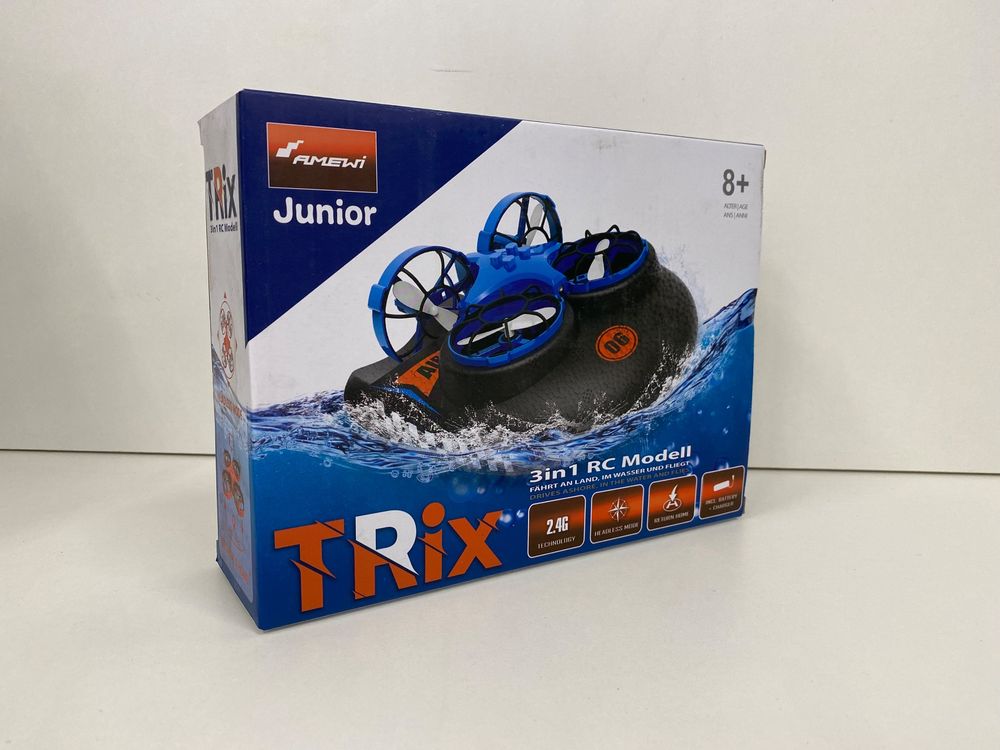 AMEWI - TRIX 3-IN-1 Drone, Hovercraft - orange (Neu und ...