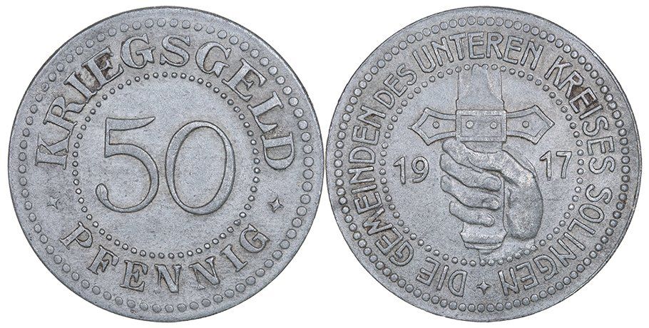 Solingen Kriegsgeld 50 Pfennig von 1917 (vz-unz) | Kaufen auf Ricardo