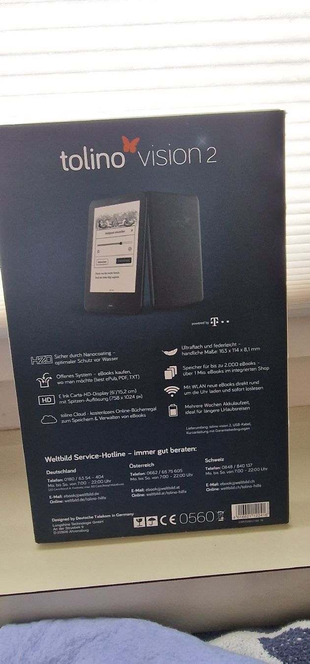 Tolino Vision 2 E-Reader - Ideal für lange Winterabende! (Neu und ...