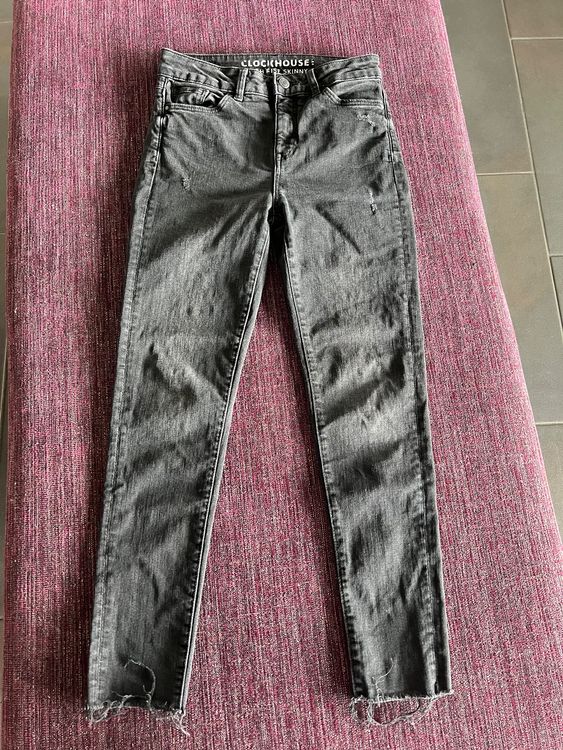 Clockhouse Hosen Gr. 36 High Rise Skinny schwarz (Gebraucht) in Brunnen ...