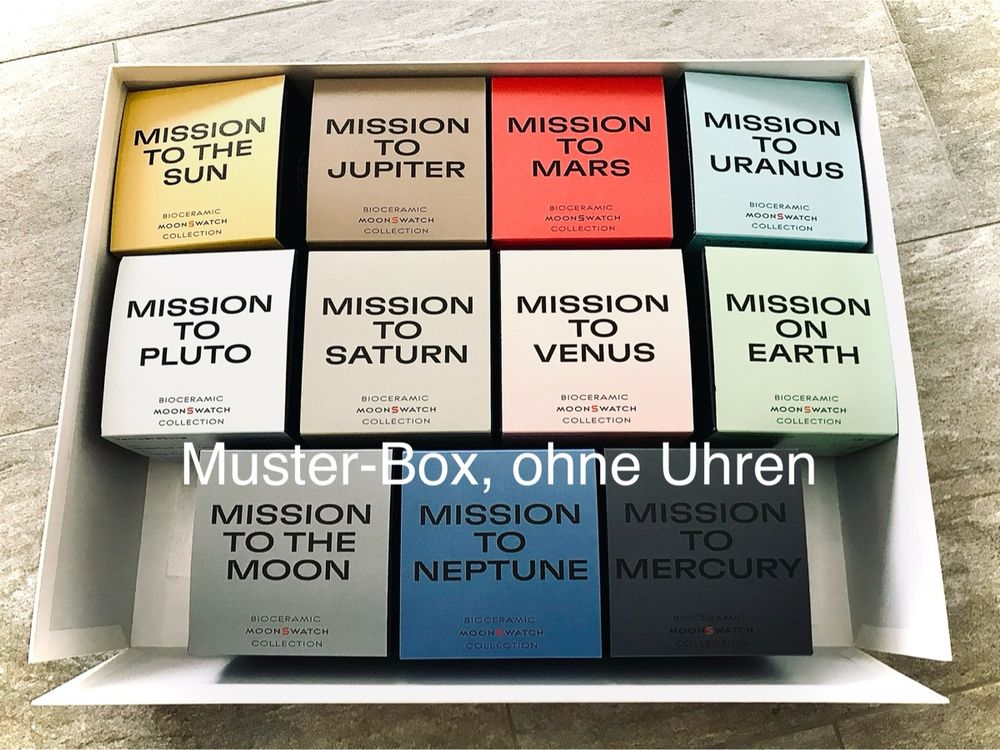 Original Box für OMEGA X SWATCH MoonSwatch Kollektion (Neu (gemäss ...