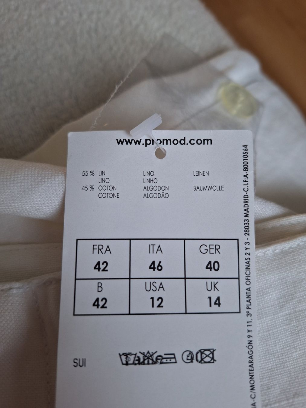 Pantalon Promod taille 40, neuf (Neuf (Voir description)) à Lausanne ...