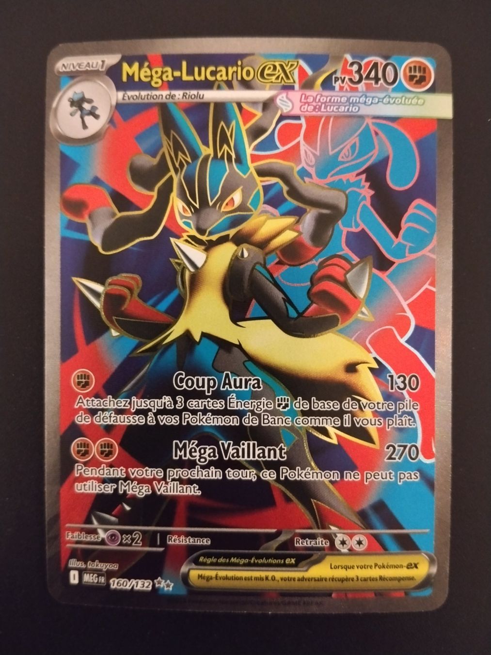 Pokémon Méga-Evolution: Méga-Lucario 160/132 FR (D'occasion) à ...
