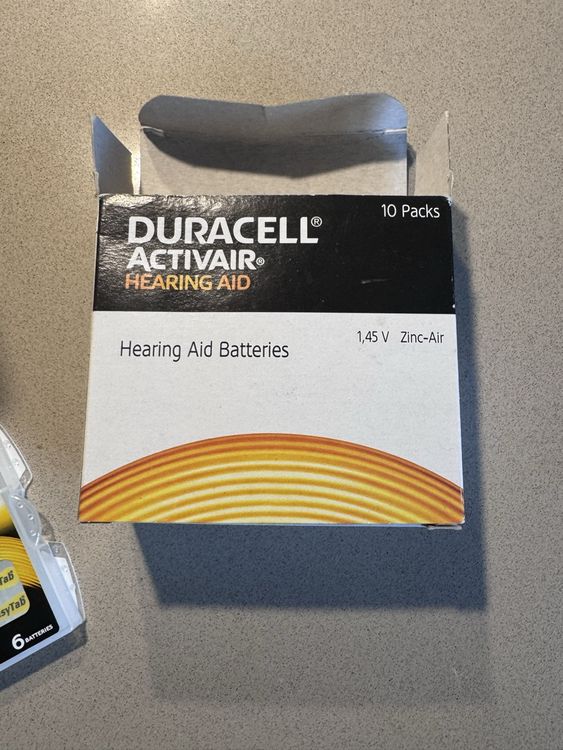 Duracell Activair Hörgerät-Batterien, 10er Pack! NEU! (Neu und ...