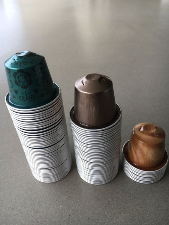 Nespresso Kapseln leer 100 Stück (Gebraucht) in Dällikon für CHF 2 – mit Lieferung auf Ricardo ...