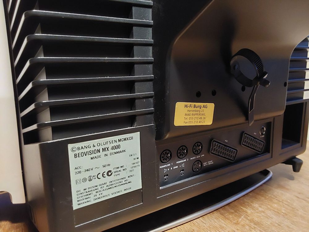 Bang & Olufsen Beovision MX 4000 Retro Gaming Röhren TV | Kaufen auf ...