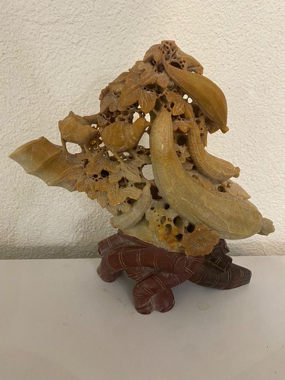 Jade Figur Vögel mit Blätter und Früchte (Gebraucht) in Gattikon für CHF 400 – mit Lieferung auf ...