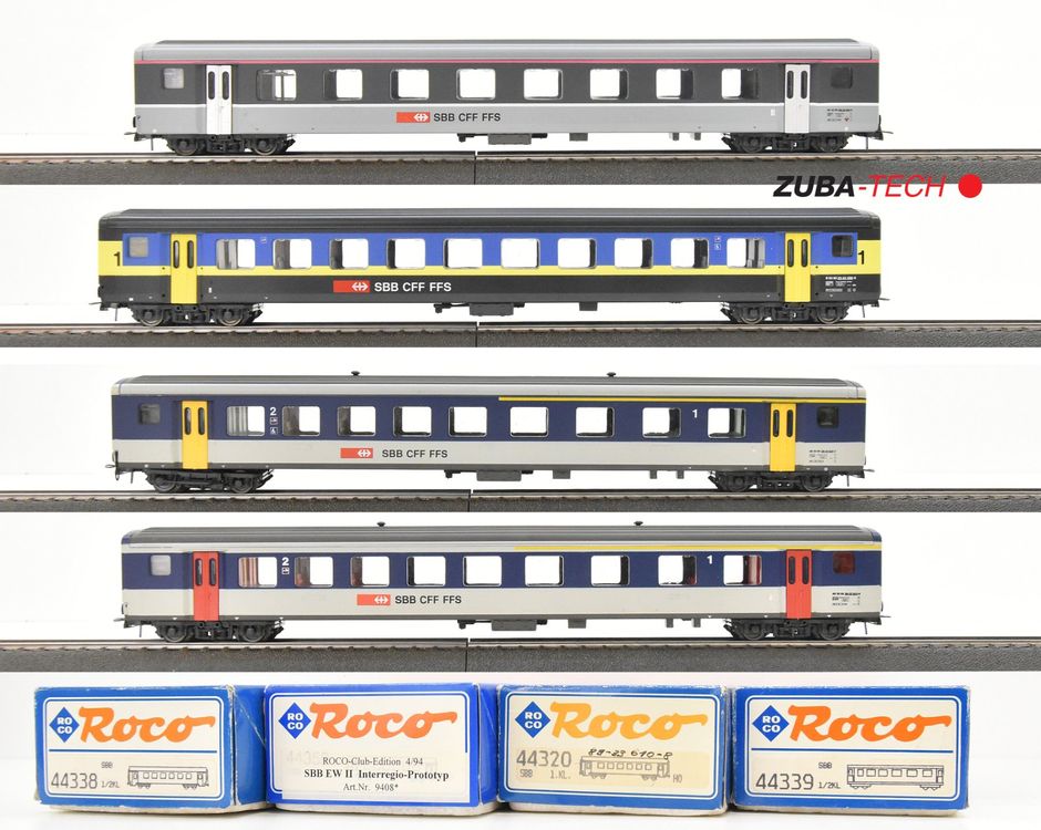 Roco 4x Personenwagen EW II "Prototyp" der SBB H0 WS mit OVP | Kaufen auf Ricardo