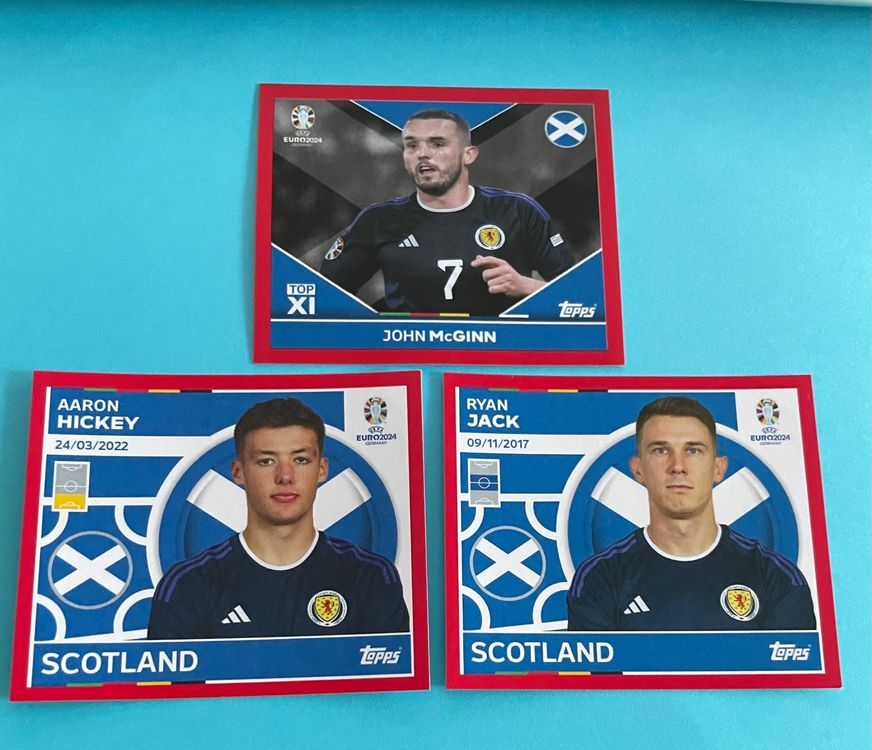 Topps Euro 2024 Sticker SCHOTTLAND 3x SCO TOP1 SCO 10 SCO 19 | Comprare ...