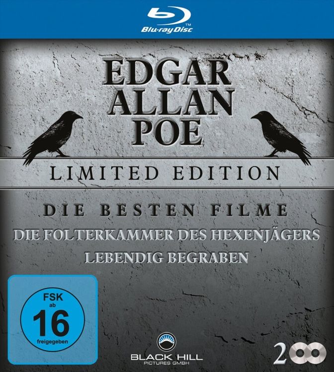 Edgar Allan Poe - Die besten Filme (Lim. Edition, 2 Blu-Rays (Neu ...