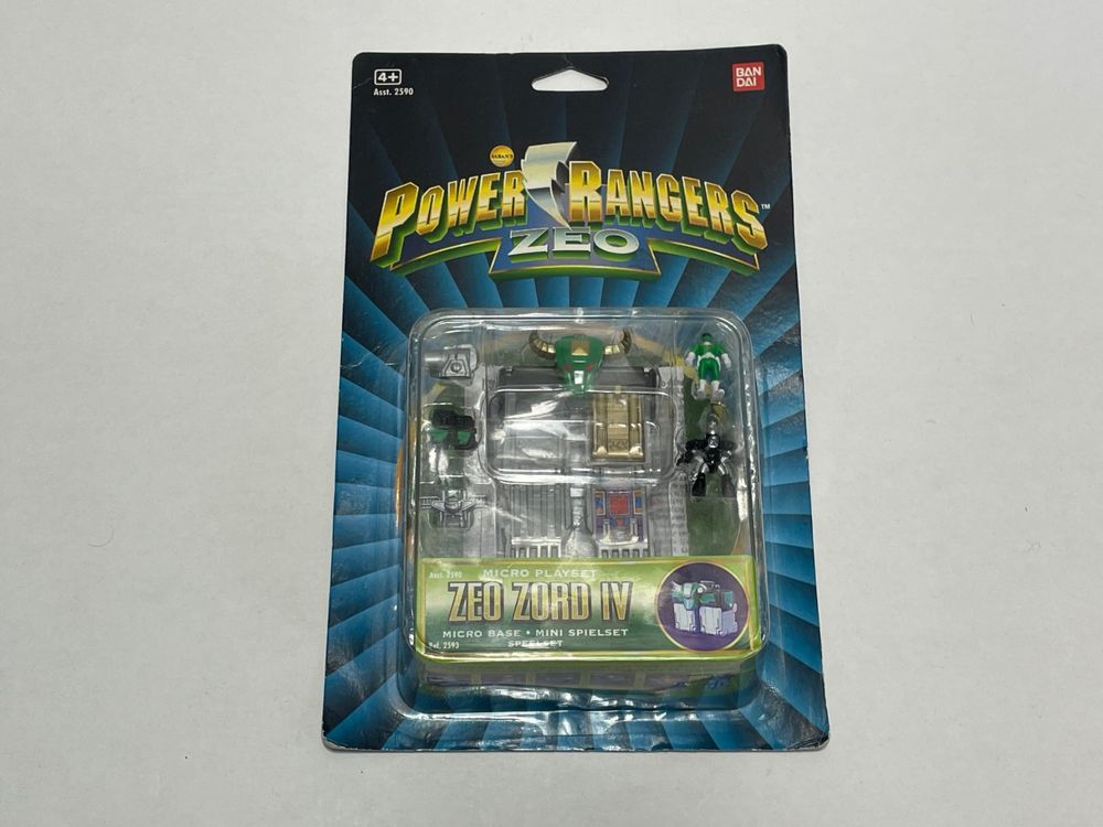 1996 Zeo Zord IV Power Rangers Zero Bandai Micro Playset (Neu und ...