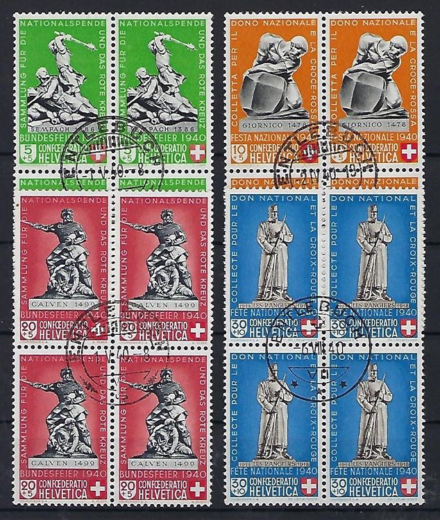 1940 Pro Patria Viererblocks 14999 | Kaufen auf Ricardo