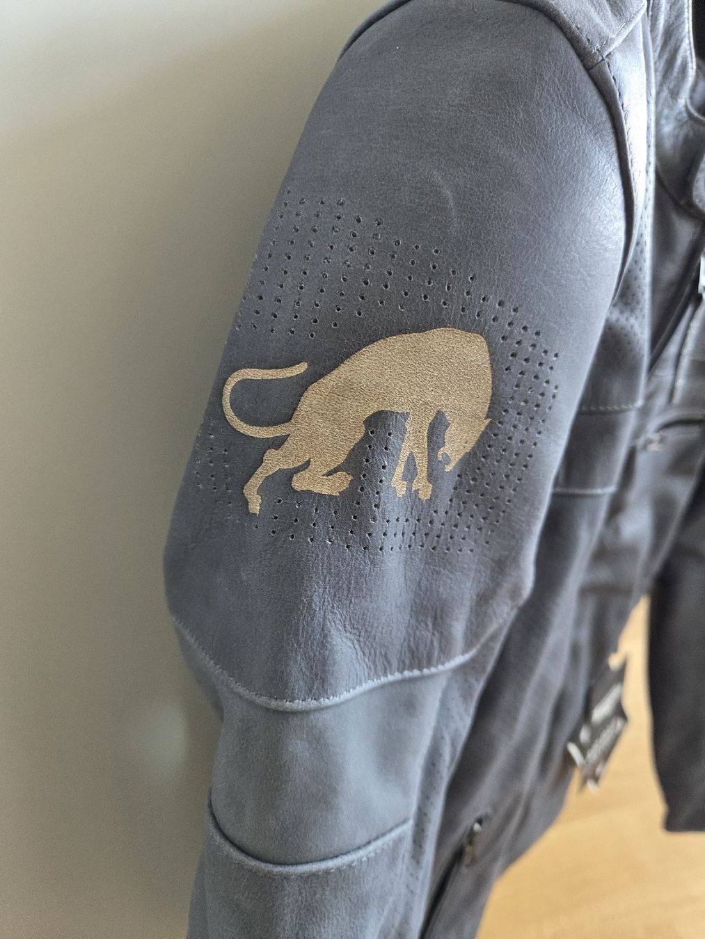 Furygan Shepard Vented Motorrad Lederjacke (Grösse S) (Neuf avec ...