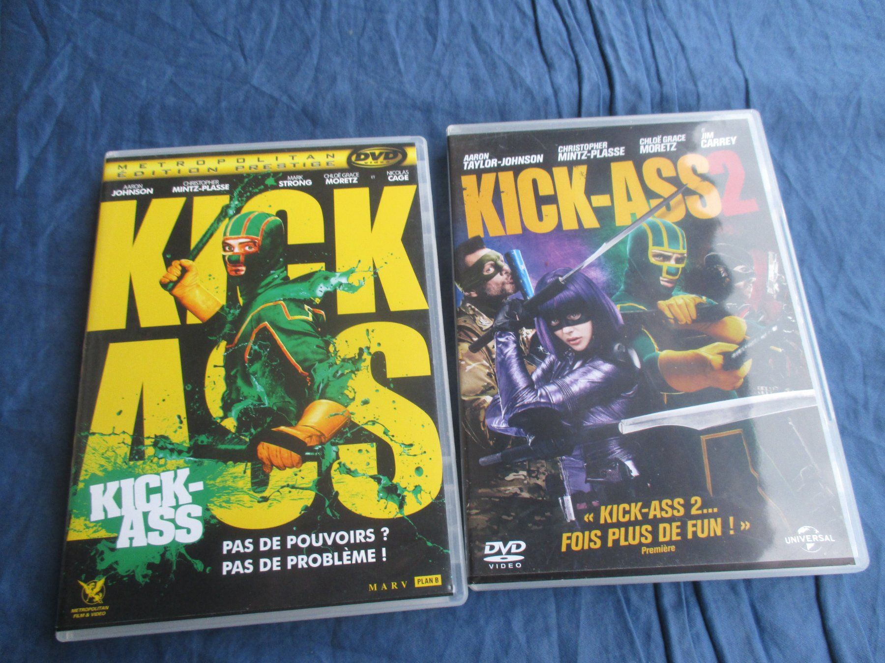 lot de 2 dvd : Kick-Ass , numéro 1 et 2 (D'occasion) à Colombier NE ...