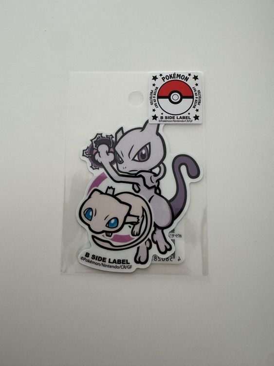 B Side Label Sticker - Mew & Mewtwo | Kaufen auf Ricardo