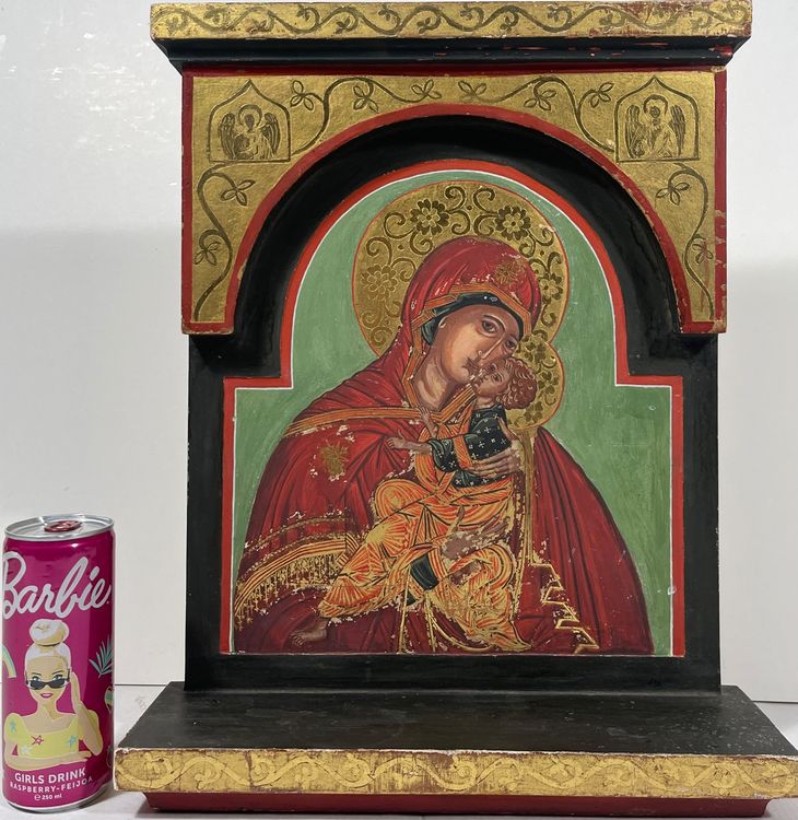 Alte Russische Ikone Gemälde aus Holz (Gebraucht) in Root für CHF 69 – mit Lieferung auf Ricardo ...