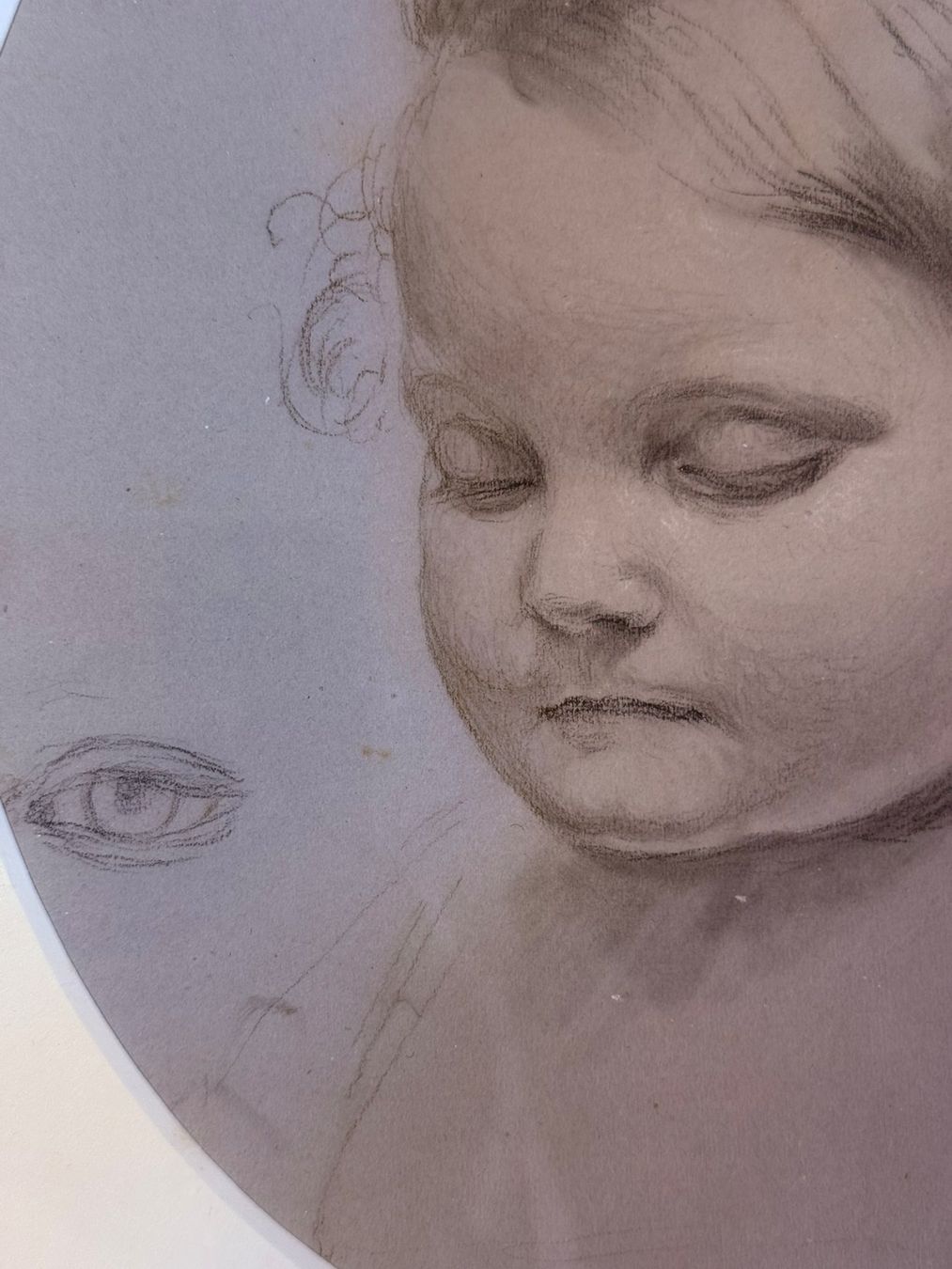 Melchior Paul von Deschwanden Zeichnung antik Kinderkopf (Gebraucht) in ...