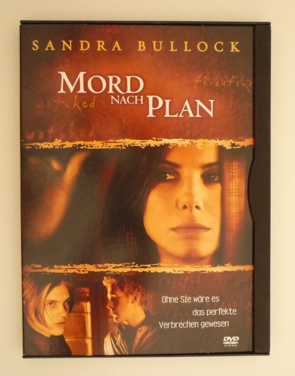 Mord nach Plan (DVD) Thriller mit Sandra Bullock (Gebraucht) in Aarau für CHF 0.9 – mit ...