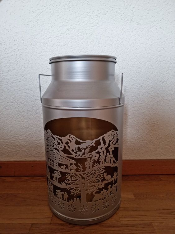 Grosse Milchkannen Laterne mit Sujet (Gebraucht) in Langnau am Albis für CHF 25 – nur Abholung ...
