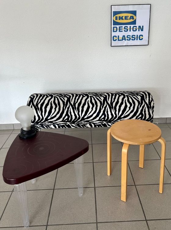 Ikea Classic 2000s Bench, Pastill Zebra Bank Hocker Sitzbank (Gebraucht ...