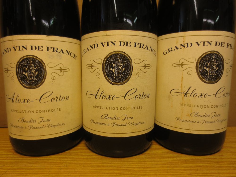 Jean Boudier: 3 Fl. Aloxe Corton 1976 Top. (Neu (gemäss Beschreibung ...
