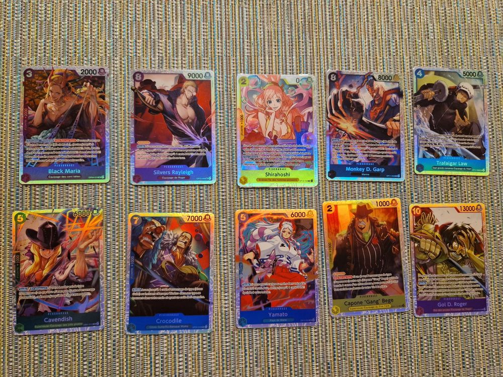 One Piece Card Game: SR Lot (10 Karten (FR)) – Top Zustand! (Gebraucht ...