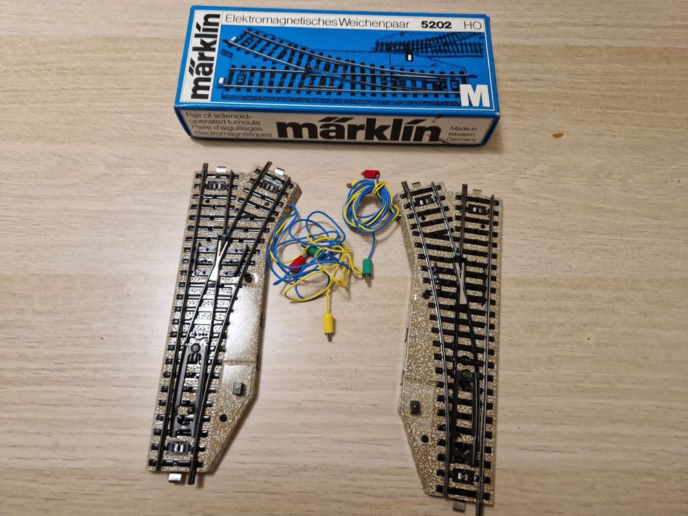 Märklin 5202 Weichenpaar M H0 OVP NEU | Kaufen auf Ricardo